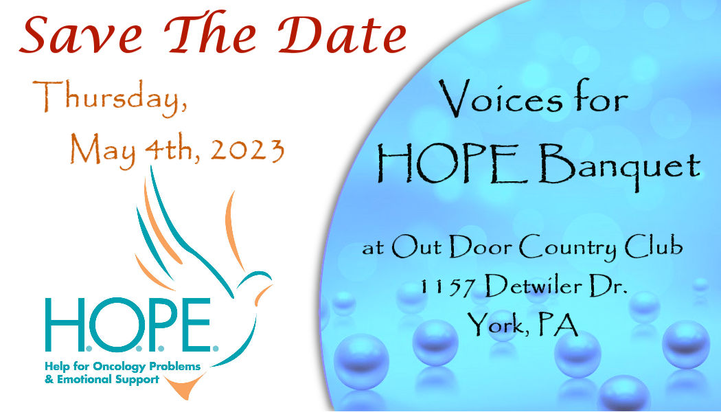 Front sample - HOPE - Help for Oncology Problems and Emotional Support